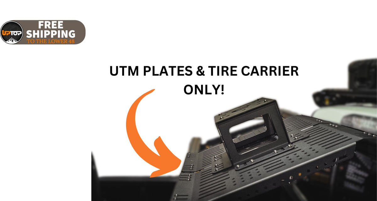 upTOP Overland BAJA BED RACK UTM & TIRE CARRIER COMBO KIT — Solssentials